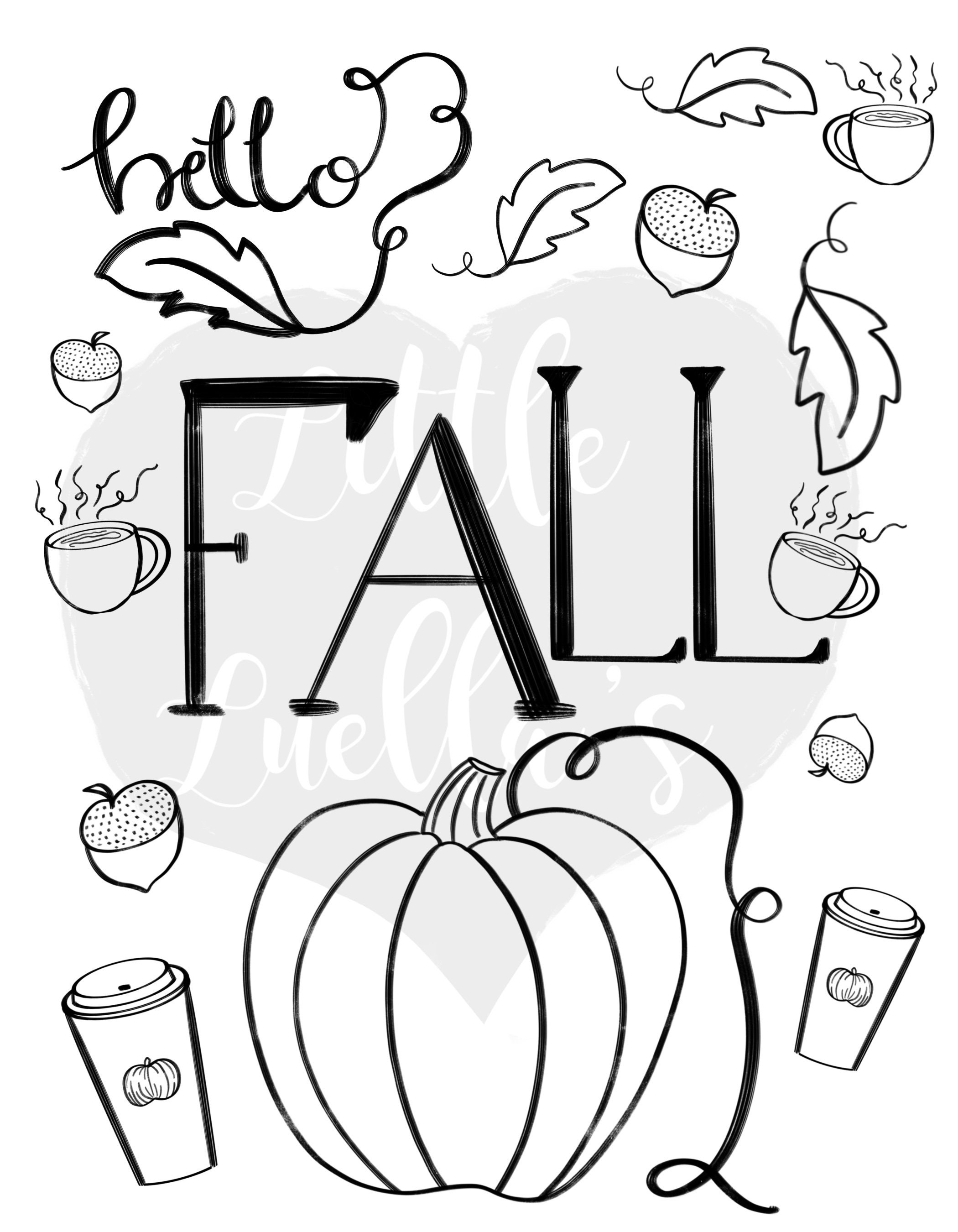 Fall Clipart Pumpkin Clipart Chalk Board Clipart Chalk - Etsy