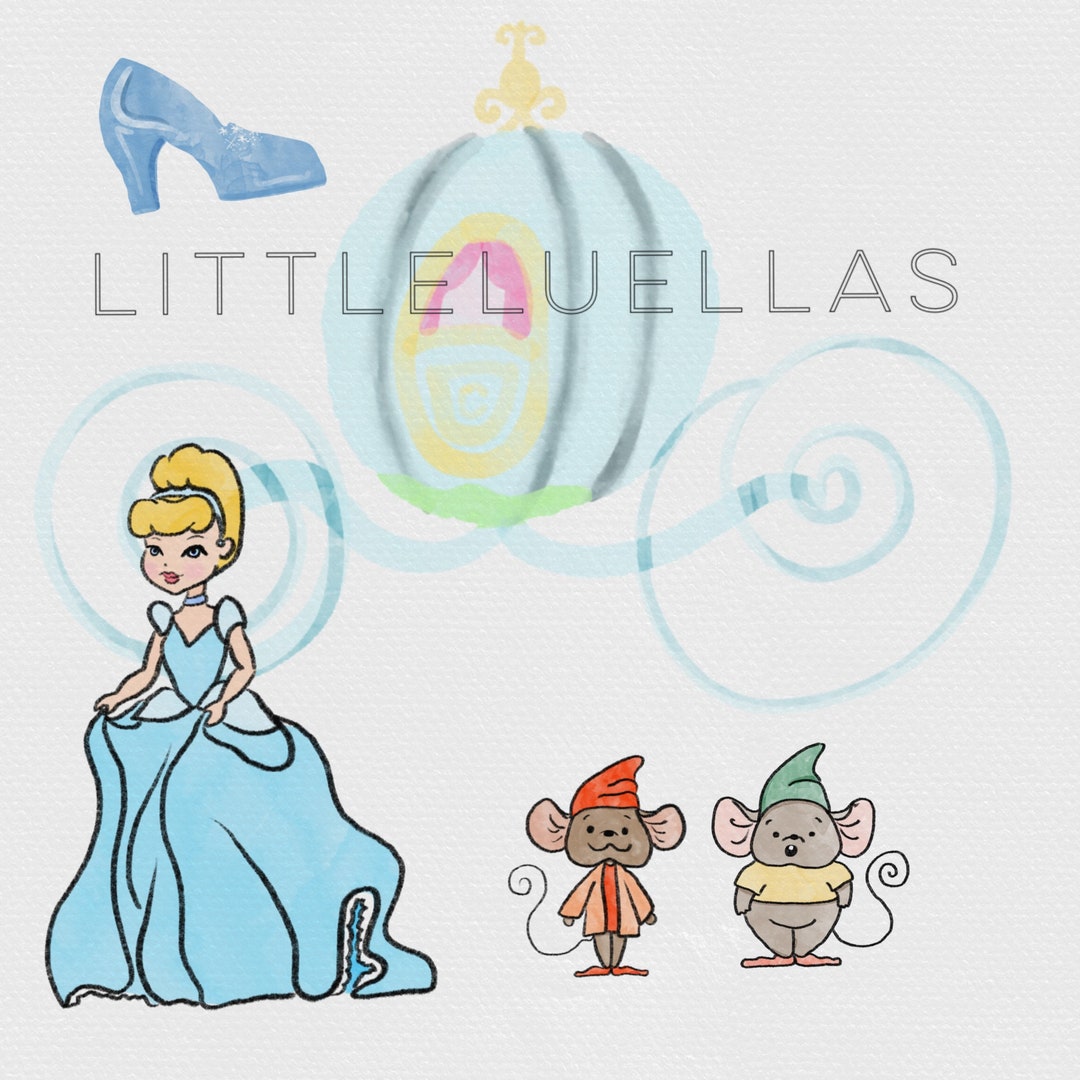 Cinder Princess Clipart, Glass Slipper Princess, Princess Birthday ...