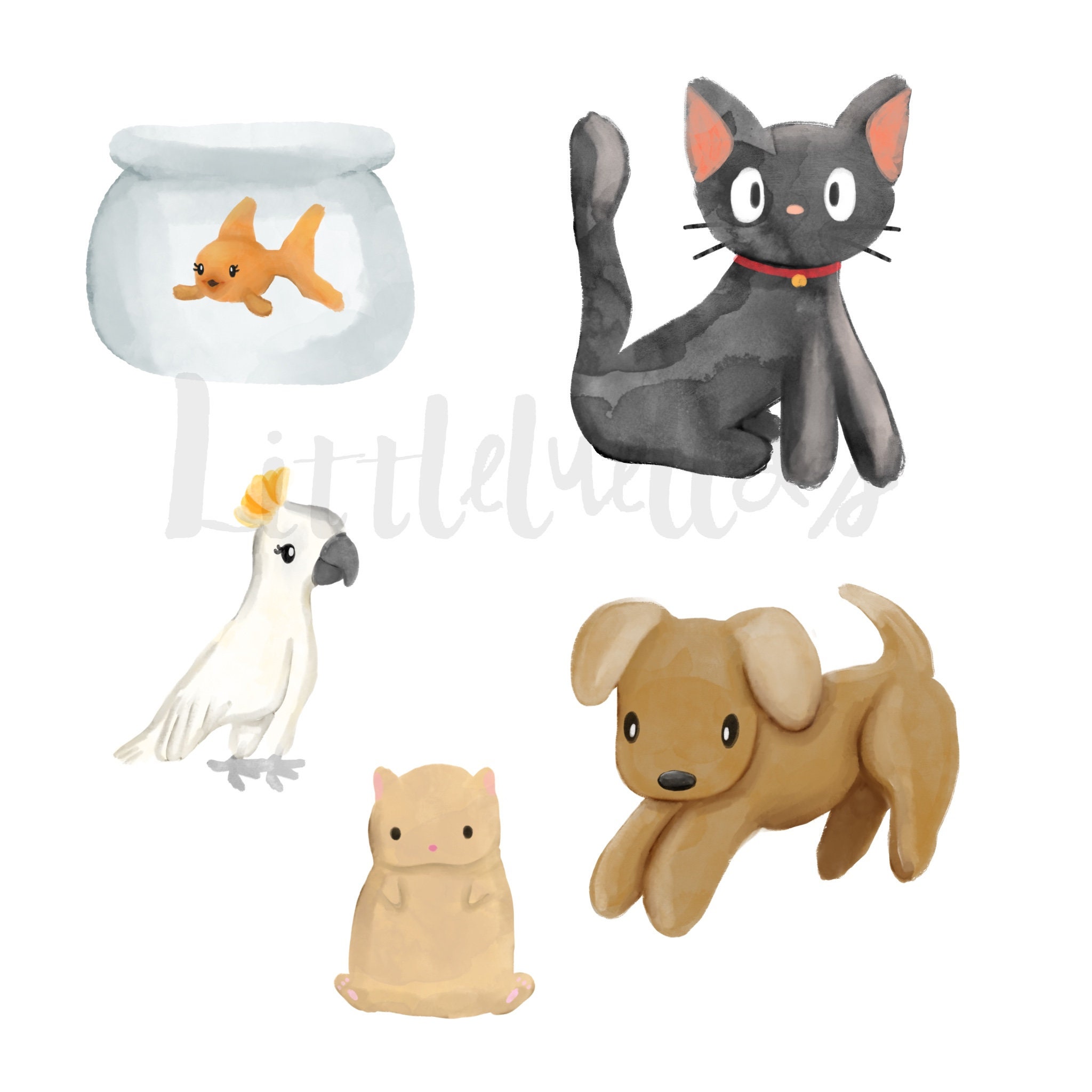 Little Pet Shop, Pet Shop Clipart, Dog Clipart, Puppy Clipart, Cat ...