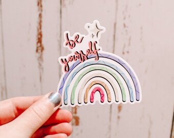 Being My Authentic Self Sticker | Mental Health Sticker | Authenticity ...