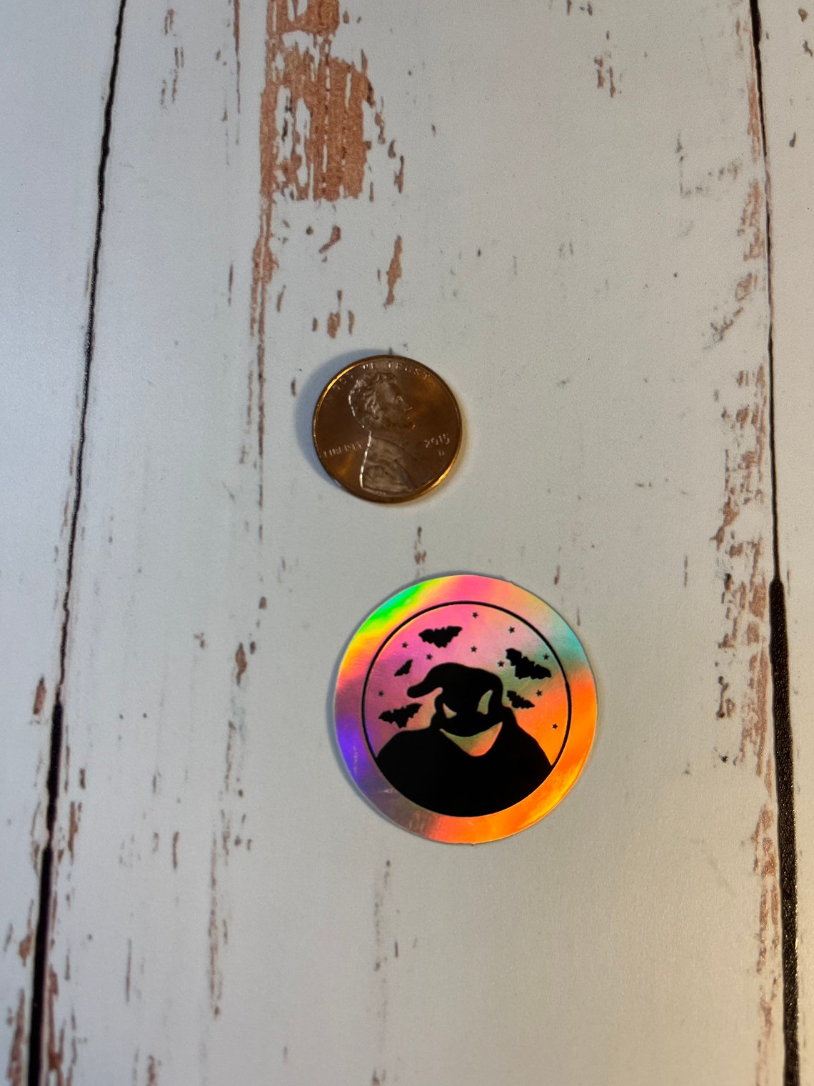 Holographic Oogie Boogie Mini Stickers Boogie Man - Etsy