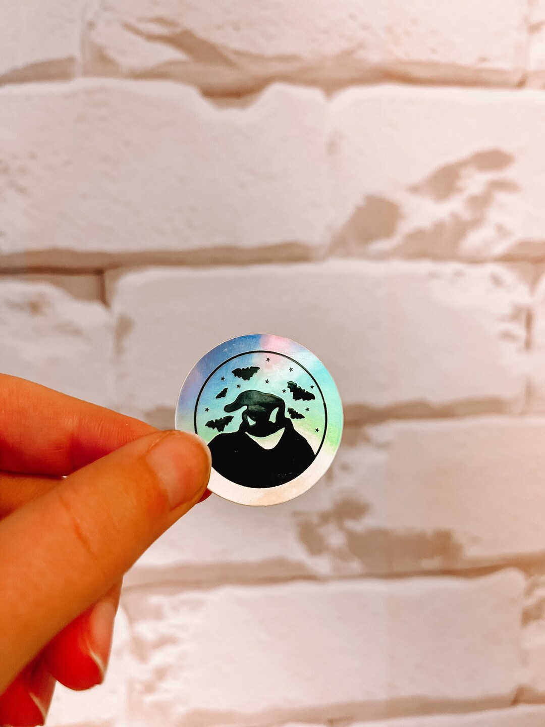 Holographic Oogie Boogie Mini Stickers | Boogie Man | Nightmare Before ...