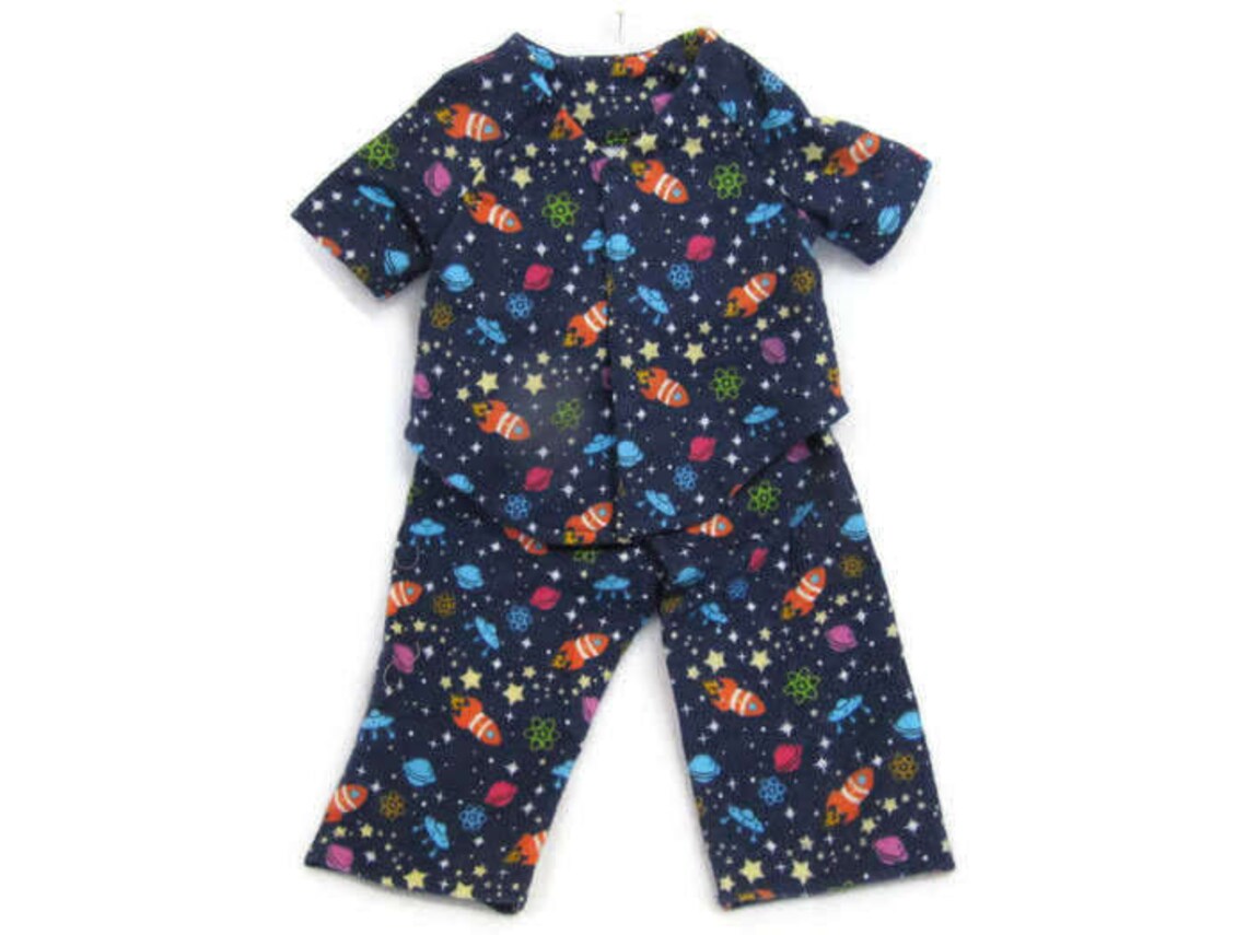 18 inch outer space Pajamas solar system doll PJs Rocket | Etsy
