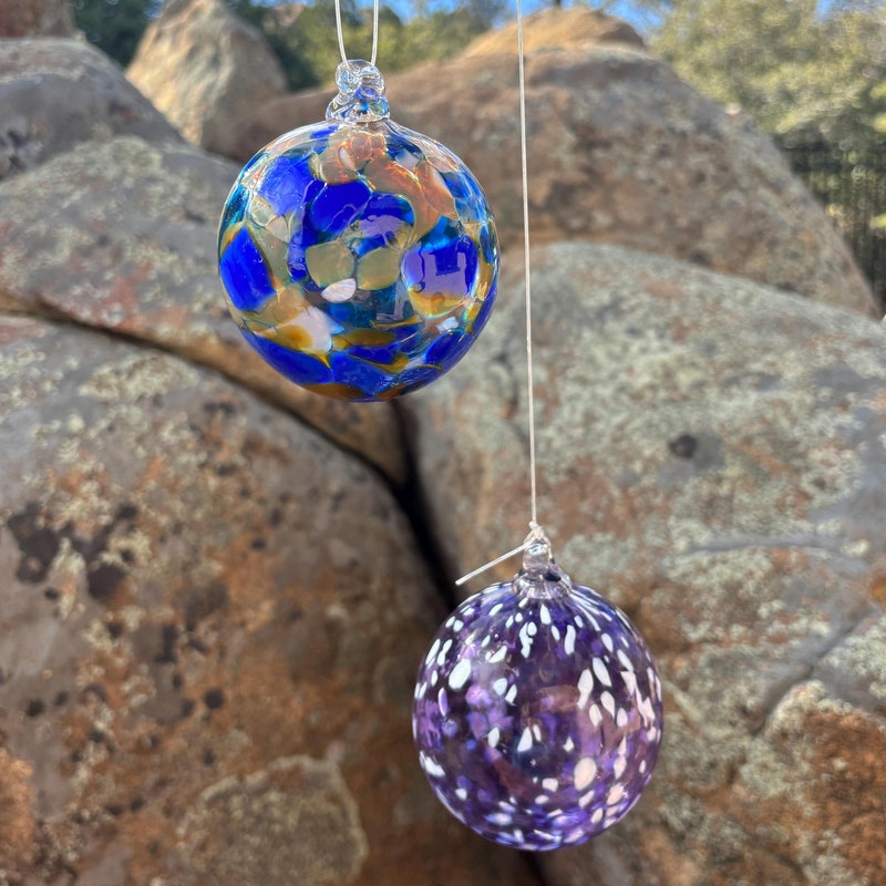 Hanging Glass Balls - Etsy
