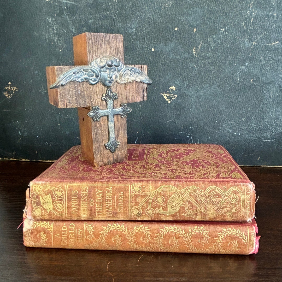 Vintage and Antique Small Red Book Stack 2 Books Famous - Etsy