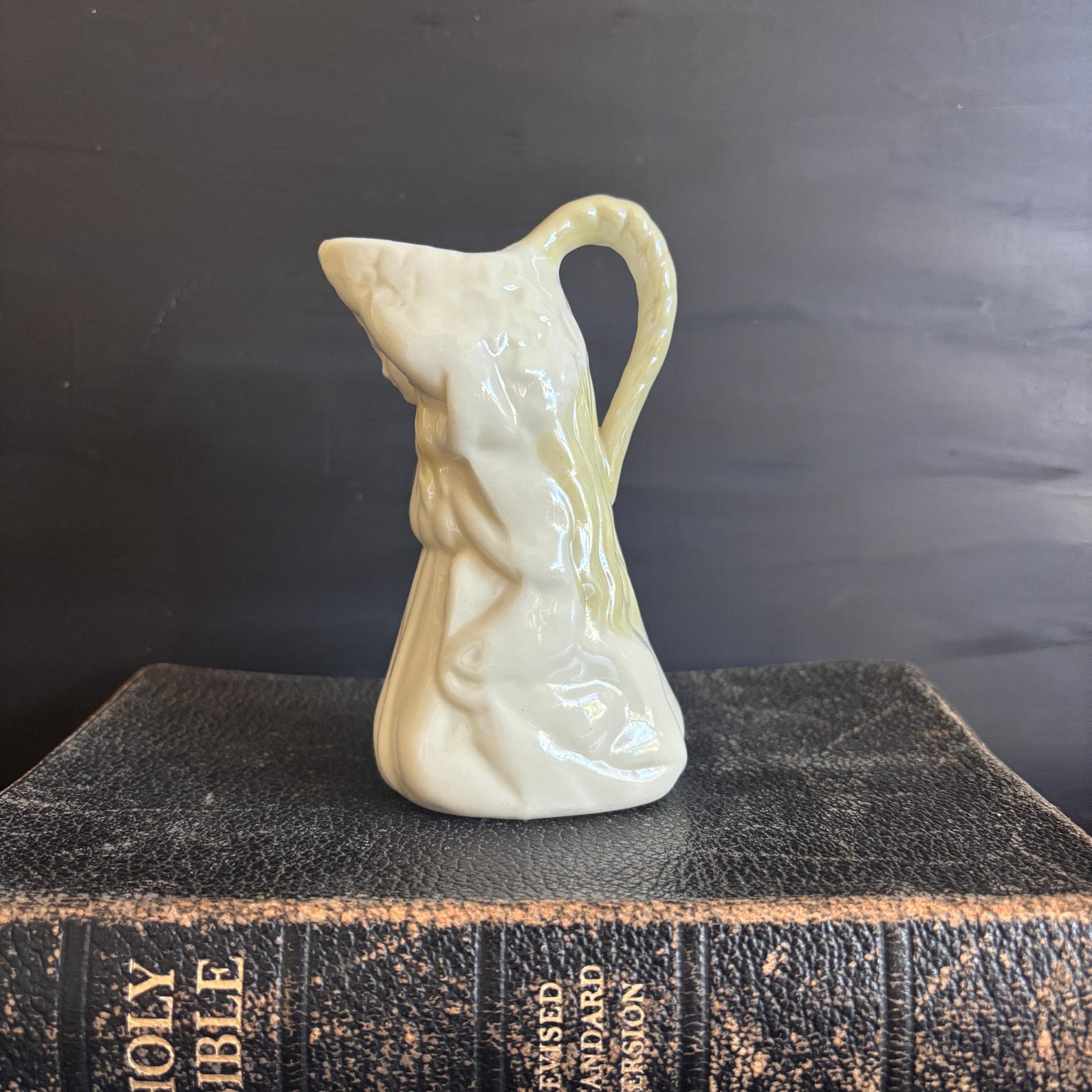 Vintage Belleek Irish China Nymph Fairy Creamer: Collectible Small ...