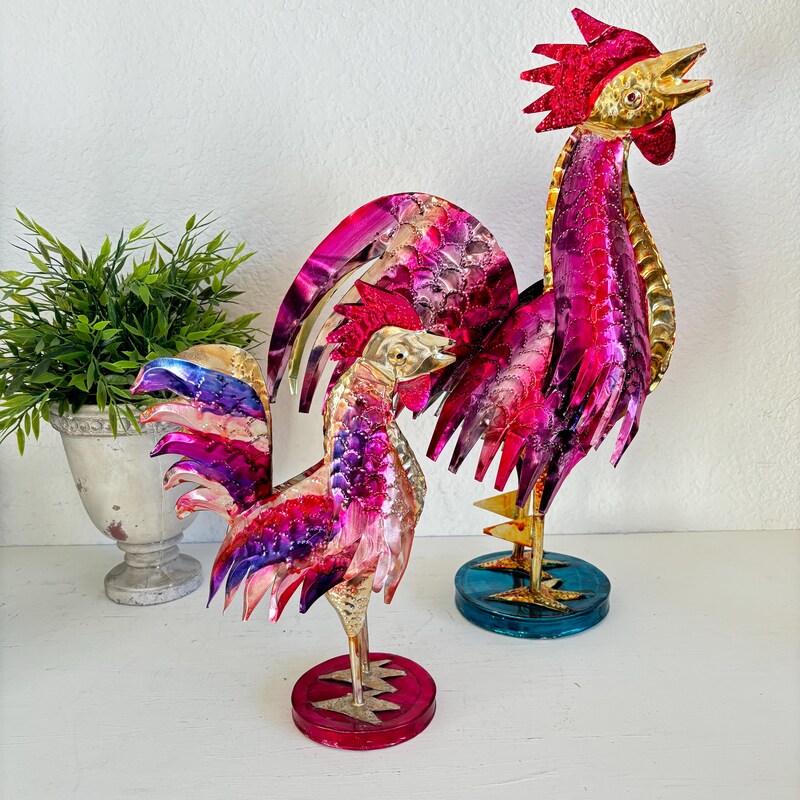 Metal Rooster - Etsy
