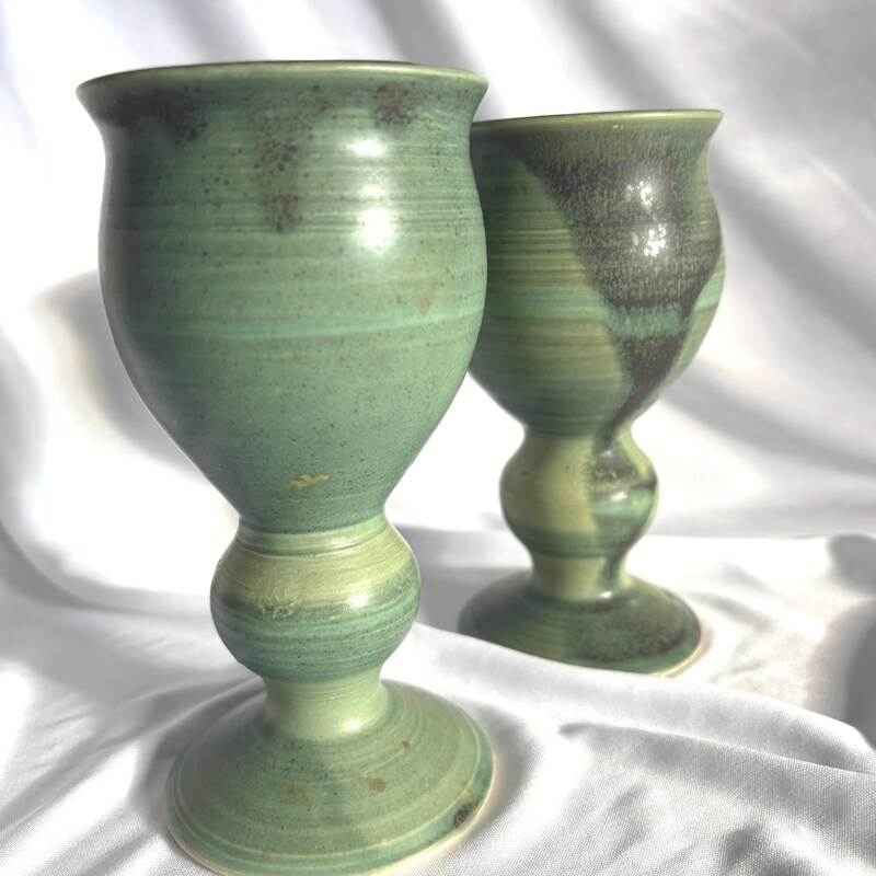Ceramic Wine Goblet - Etsy