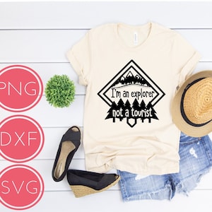 I'm an Explorer, Not a Tourist - Instant Download, Digital File ...