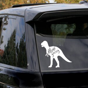 MAMASAURUS Dinosaur Decals Proud Mom, Baby on Board, Mom & Baby, Car ...