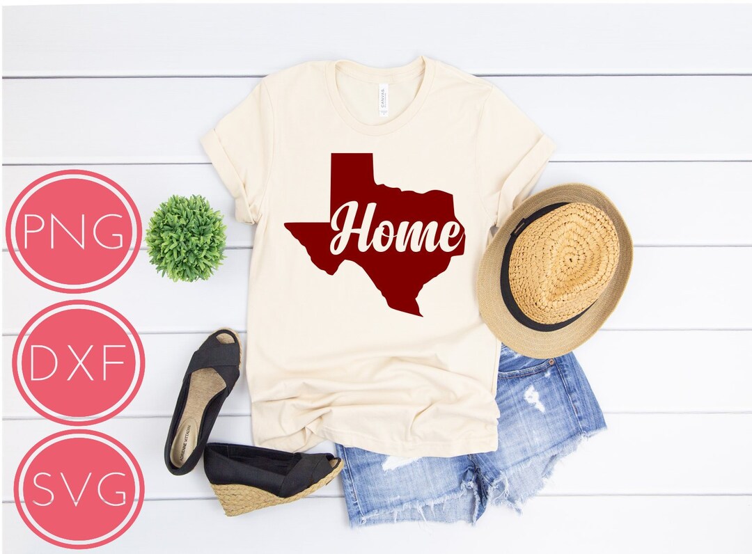 TEXAS Home Silhouette Cut File,digital Instant Download,svg, Png, Dxf ...