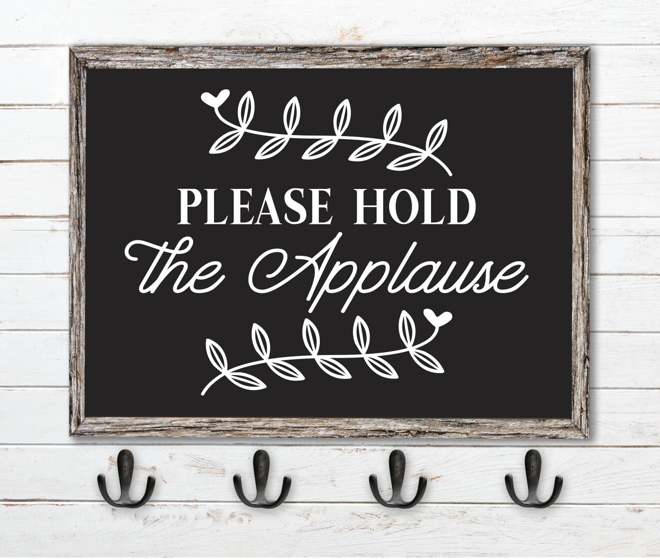 Bathroom Signs Please Hold the Applause Funny Bathroom Sign - Etsy