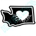 WASHINGTON State Heart With Roots File PNW, Digital Instant Download ...