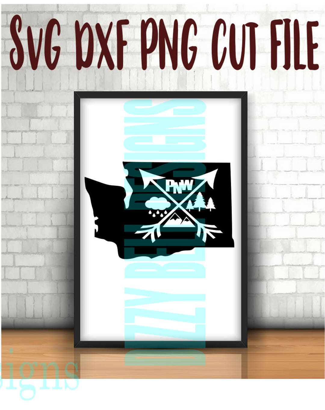 Washington State PNW Arrows, Print File, Digital Download, Instant ...