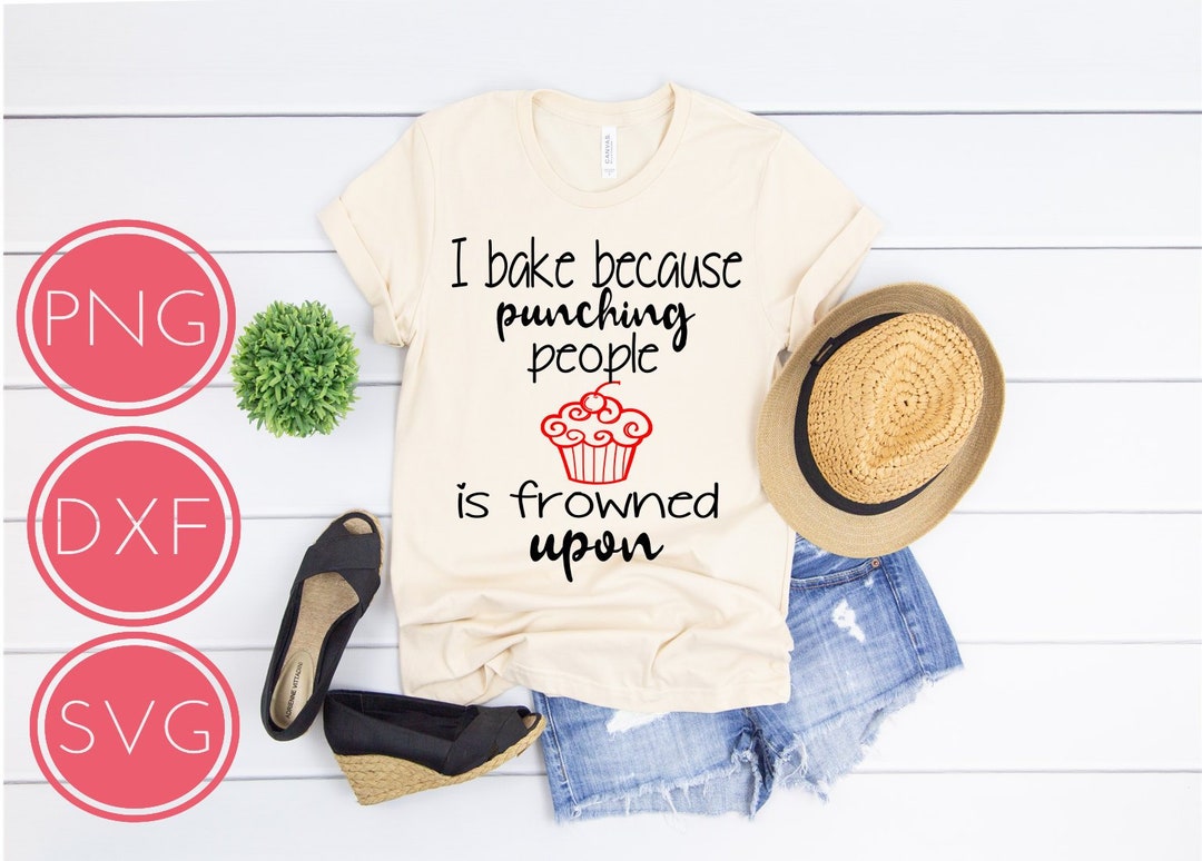 I Bake Because Punching People is Frowned Upon, Digital Instant ...
