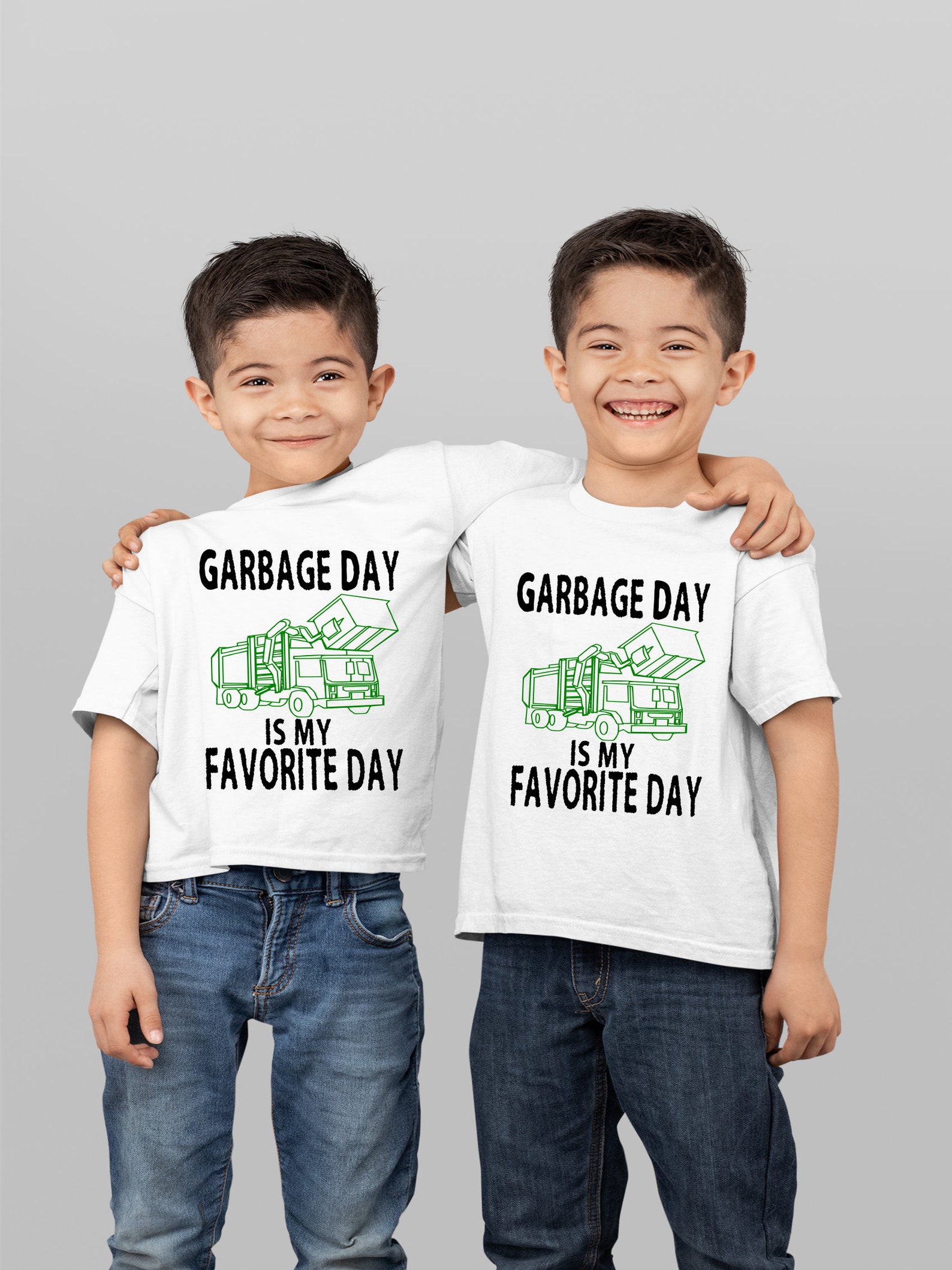 Garbage Day is My Favorite Day Toddler Garbage Truck | Etsy
