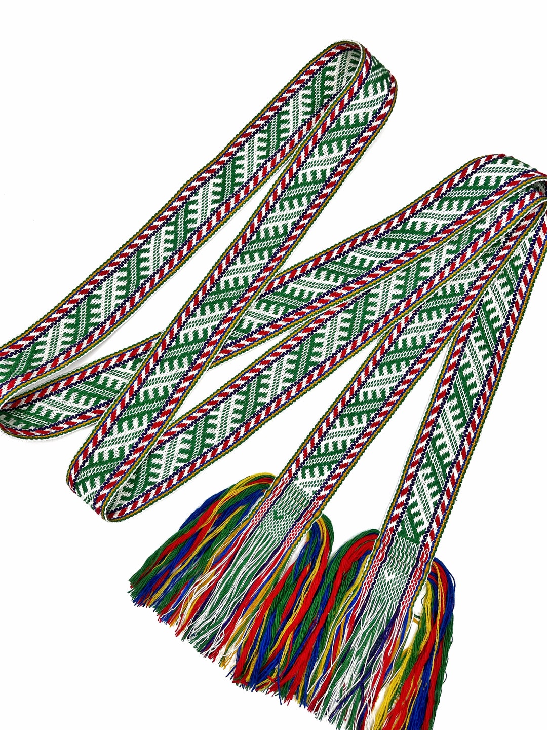 Lithuanian Traditional Handwoven Sash Belt Handmade Belt Band Gift ...