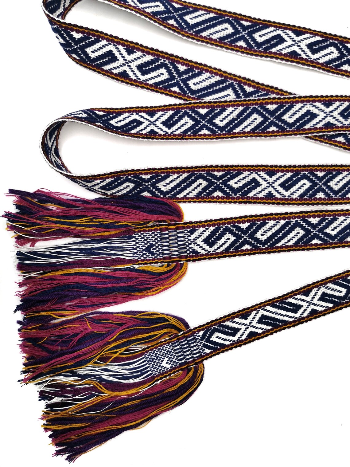 Lithuanian Traditional Handwoven Sash Belt Handmade Belt Band - Etsy UK