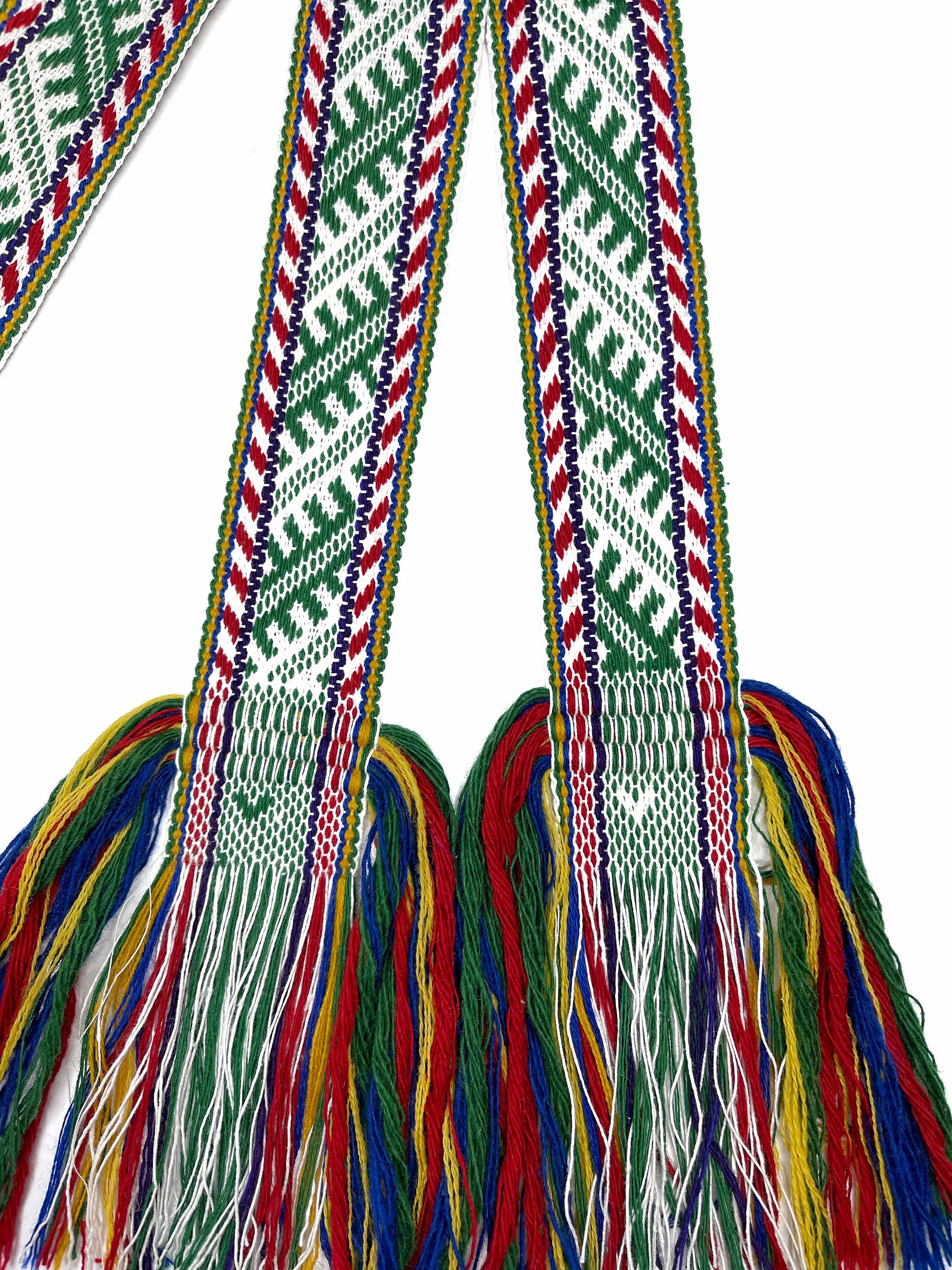 Lithuanian Traditional Handwoven Sash Belt Handmade Belt Band Gift ...