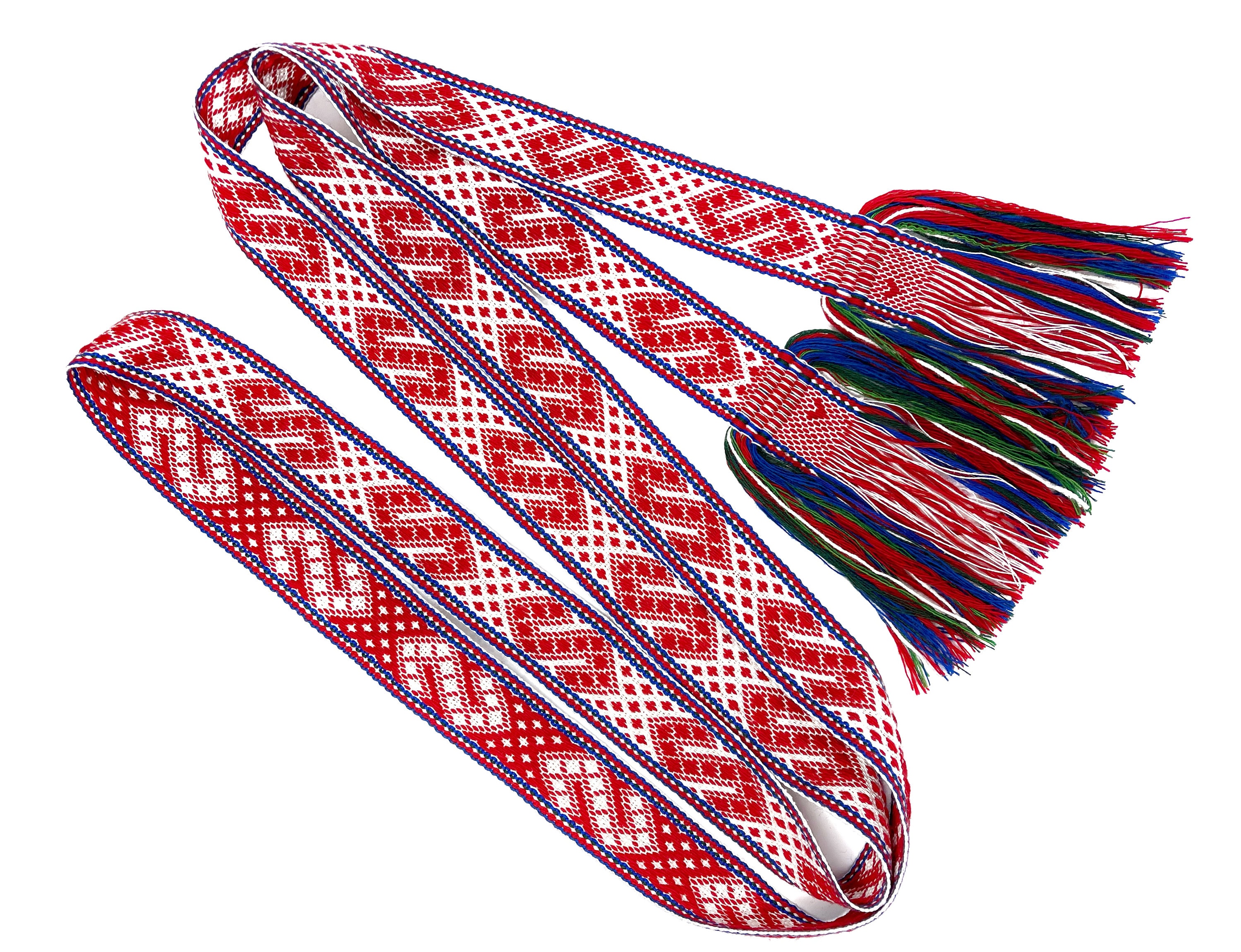 Lithuanian Traditional Handwoven Sash Belt Handmade Belt Band - Etsy