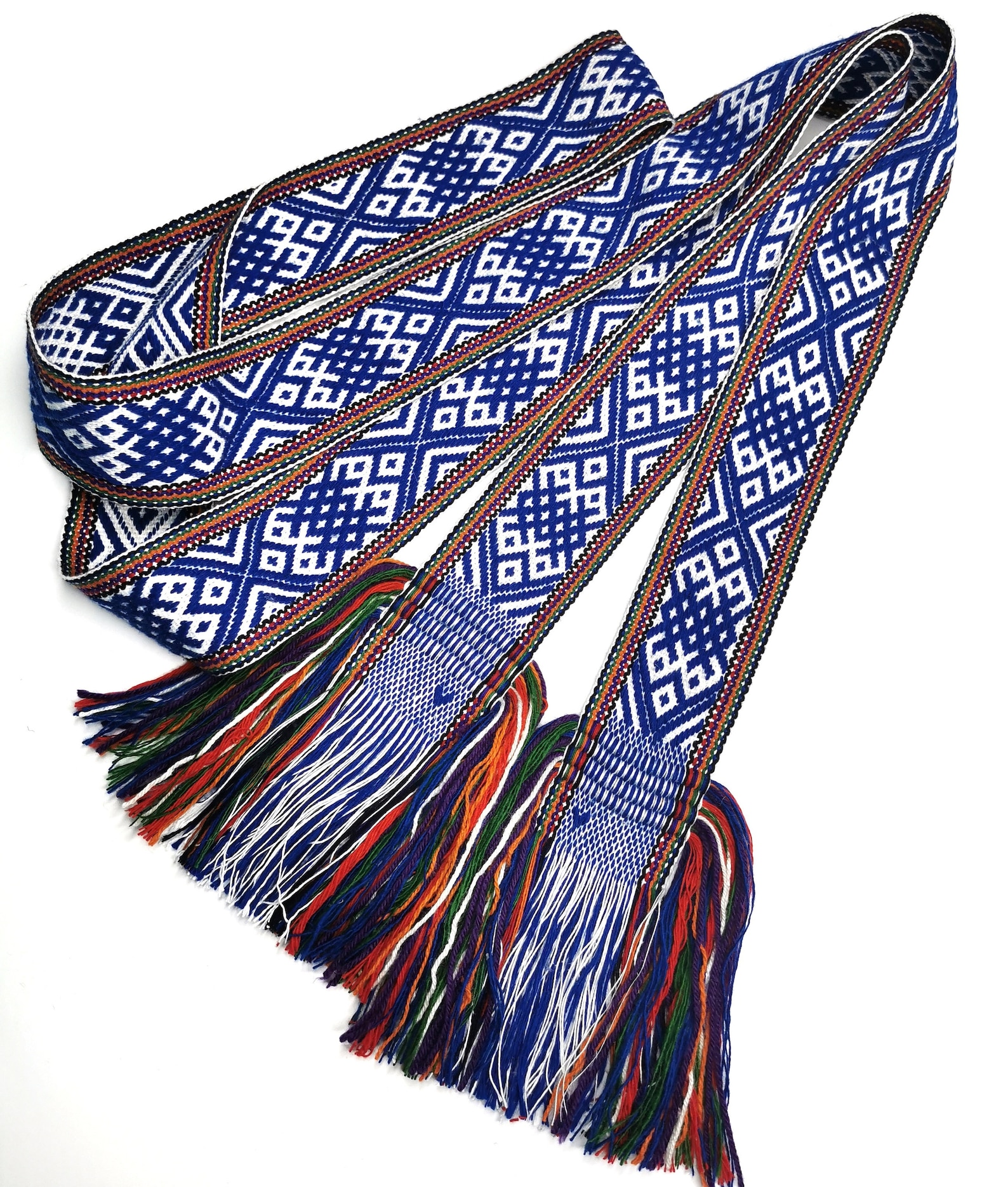 Lithuanian Traditional Handwoven Sash Belt Handmade Belt Band - Etsy