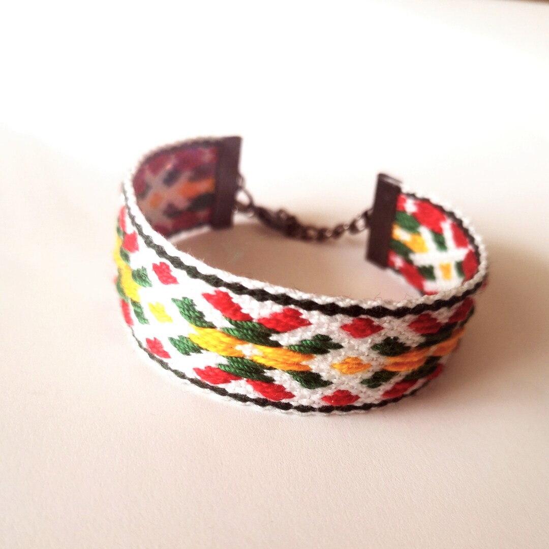 Bracelet Handwoven, Cotton, Colorful, Wrist Band, Multicolor Hipster ...