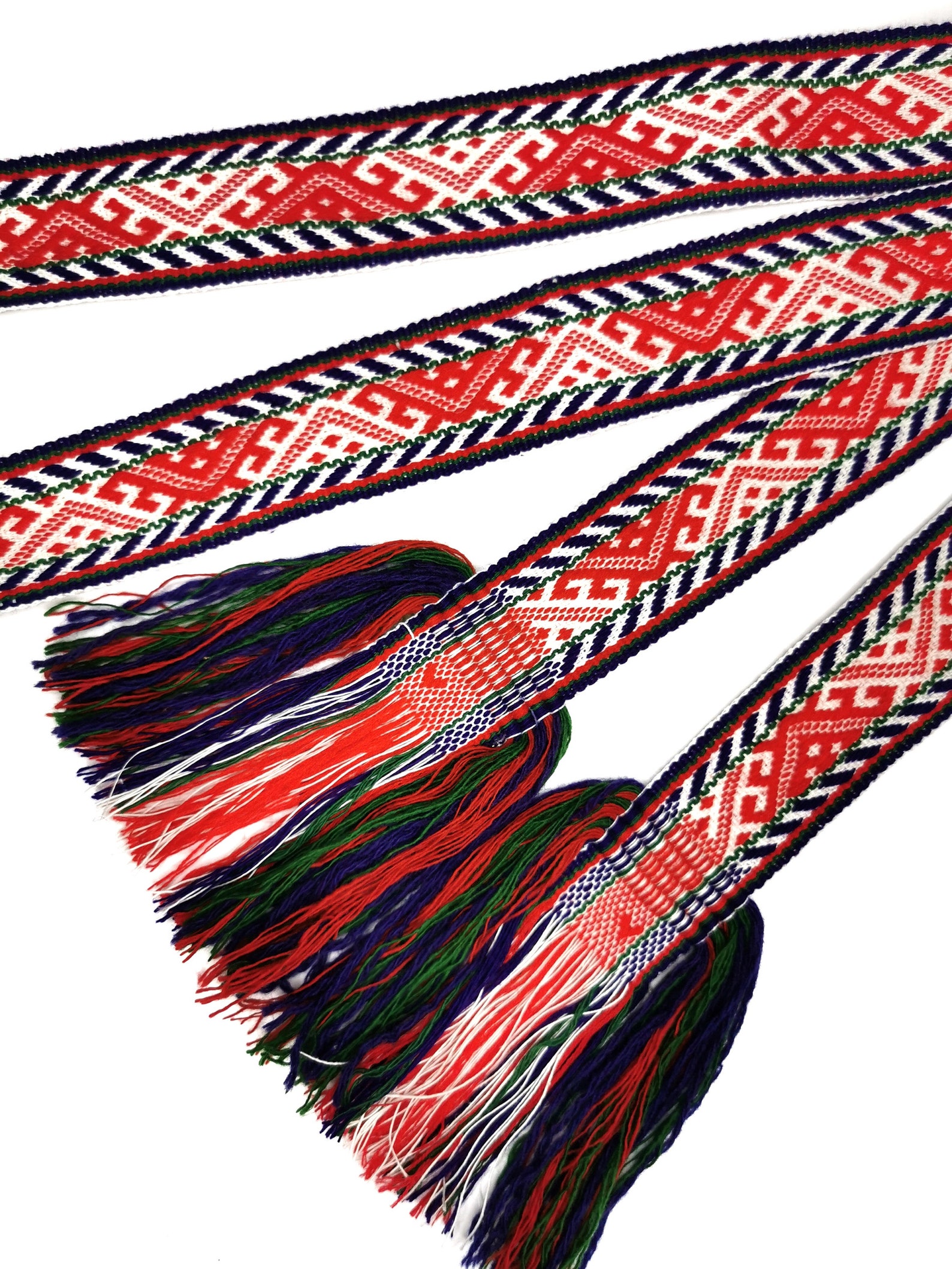 Lithuanian Traditional Handwoven Sash Belt Handmade Belt Band - Etsy