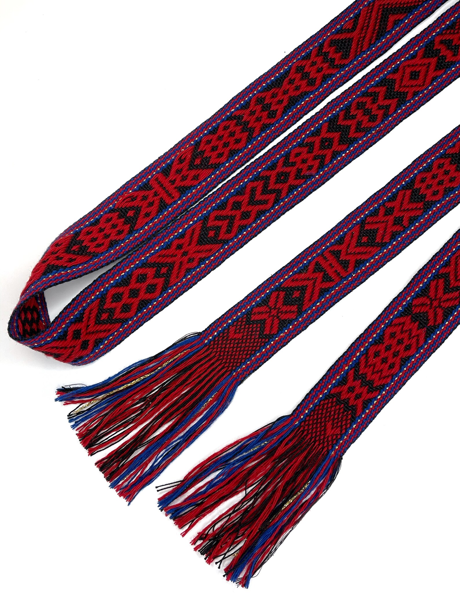 Lithuanian Traditional Handwoven Sash Belt Handmade Belt Band - Etsy