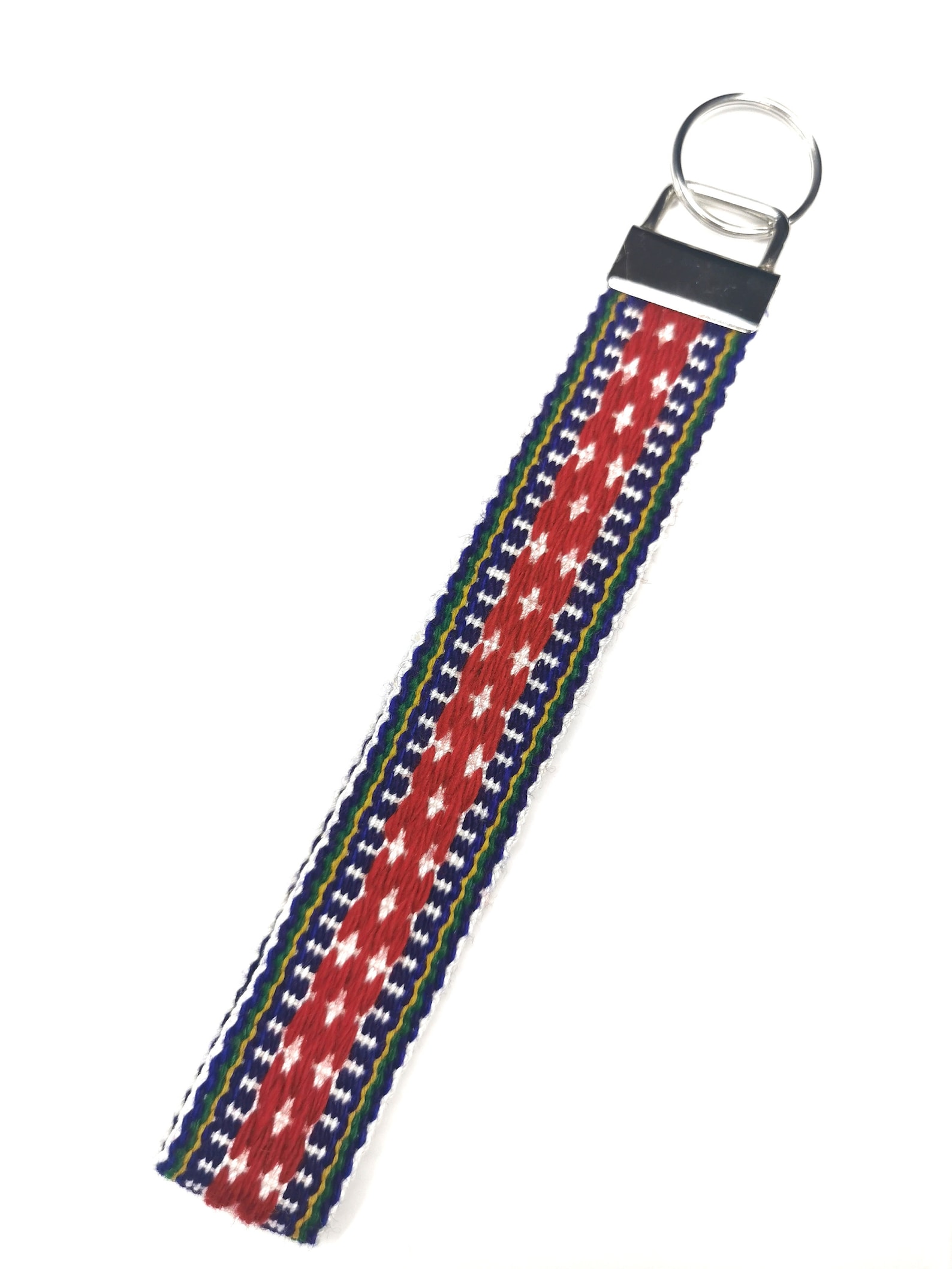 Handwoven Cotton Key Fob Cotton Wristlet Handmade Woven Key - Etsy