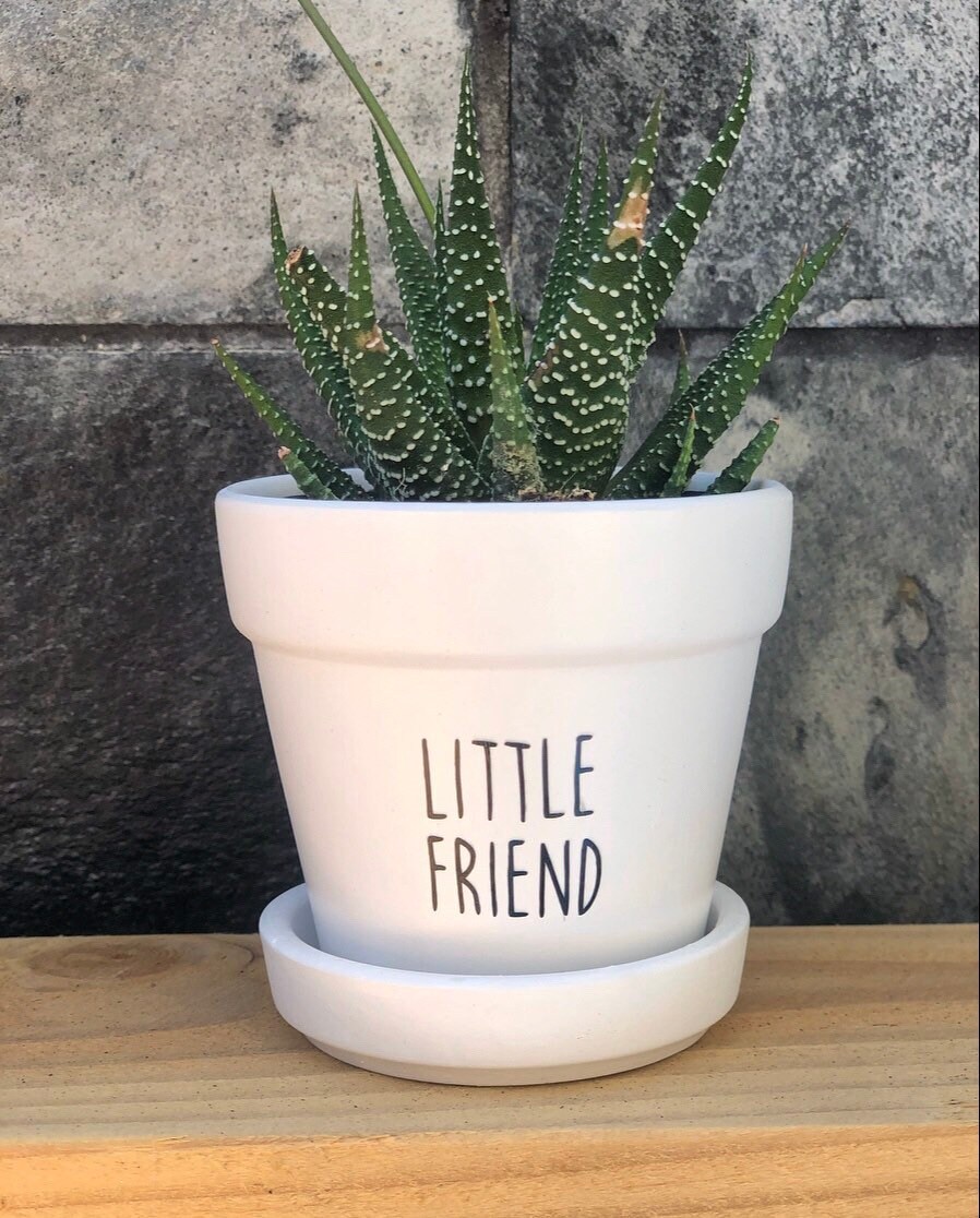 Little friend planter cute plant pot Funny plant decor | Etsy