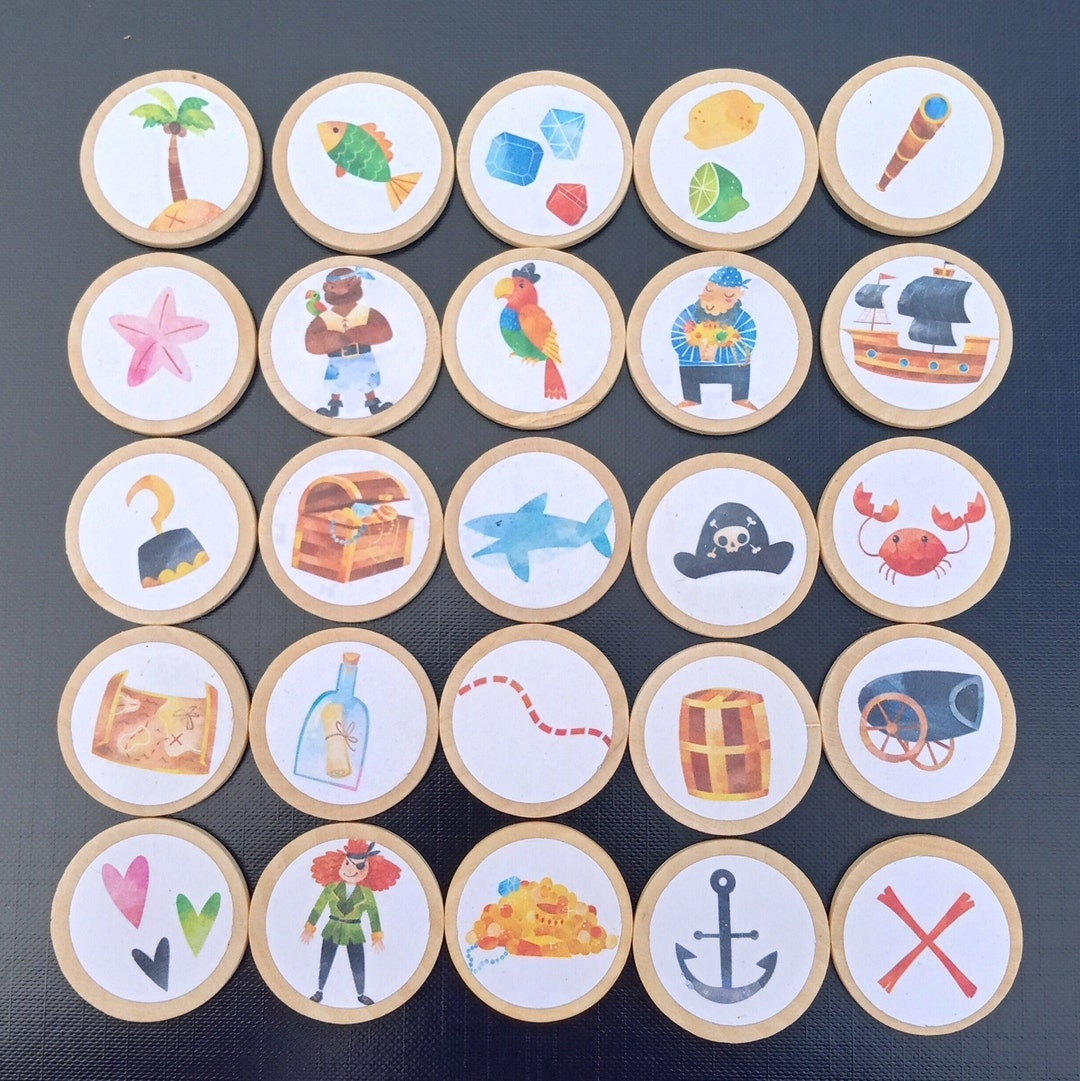 Pirate Storytelling Game, Story Stones, Wooden Toy, Children's Gift ...