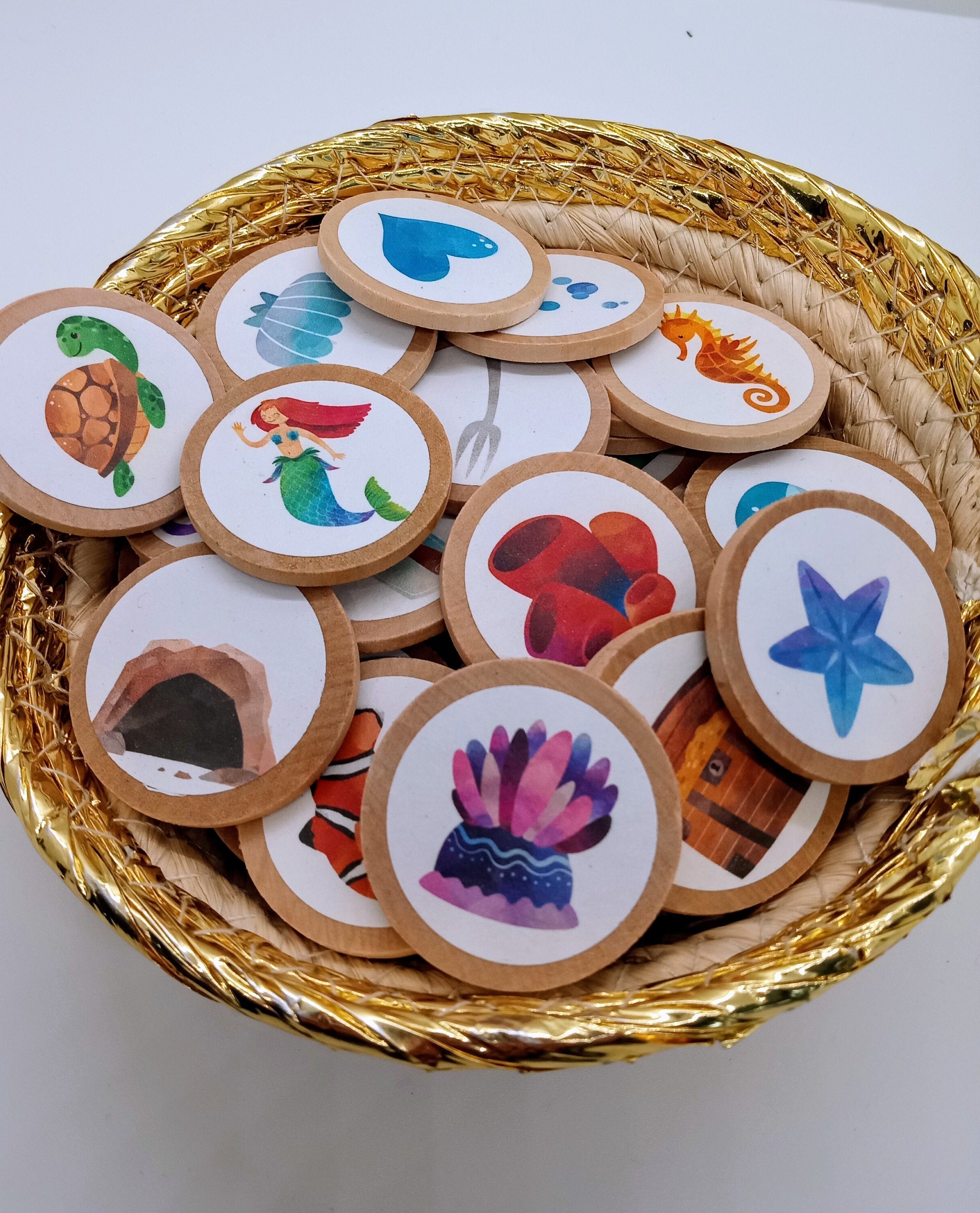 Storytelling Game, Ocean Theme, Mermaid, Story Game, Story Tokens ...