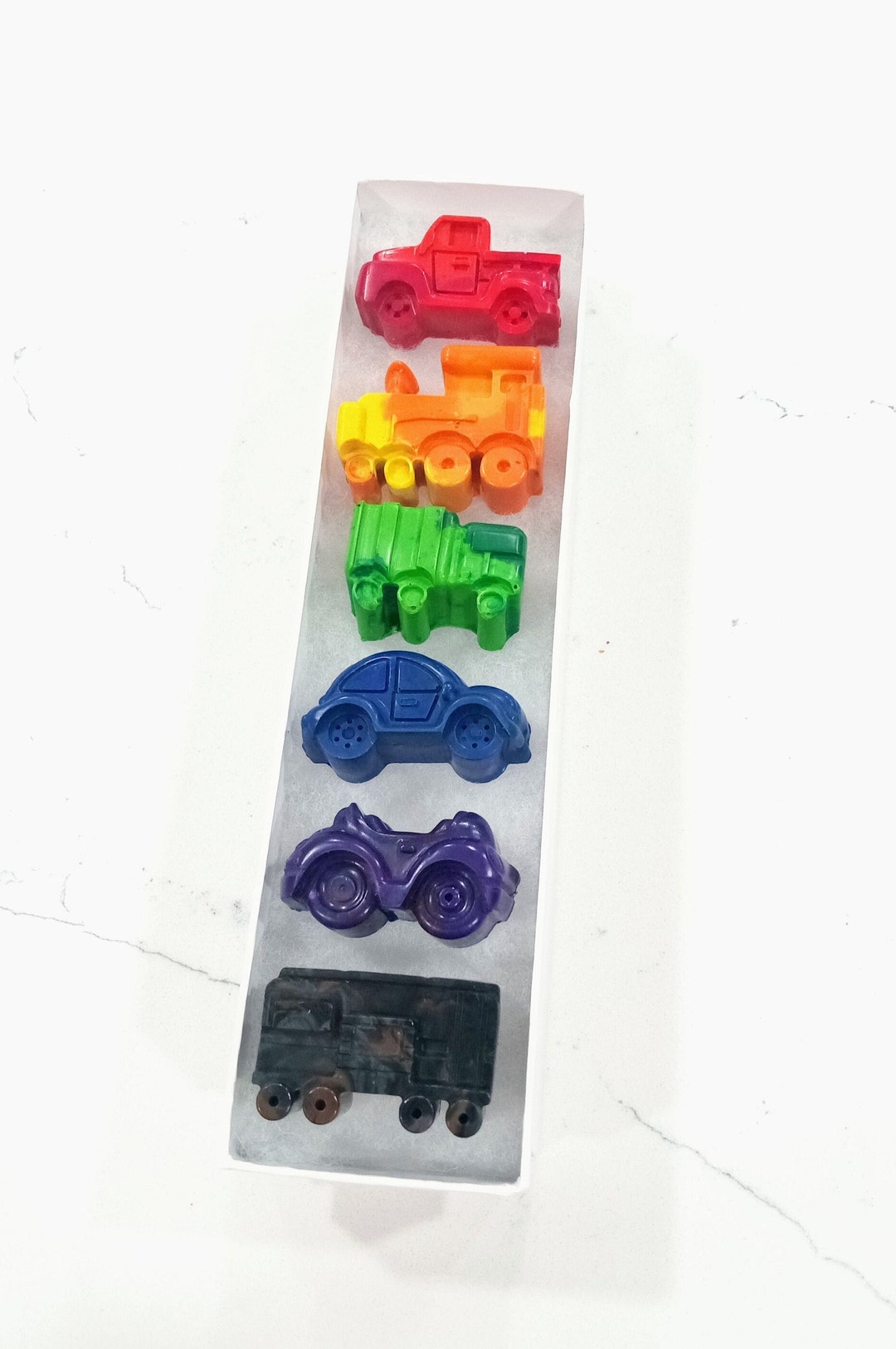 Transportation Crayons, Car Crayons, Vehicle Children's Gift, Handmade ...