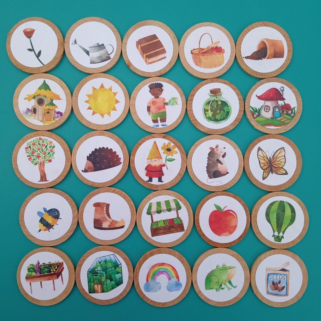 Garden Story Game, Story Stones, Storytelling Fun, Montessori ...