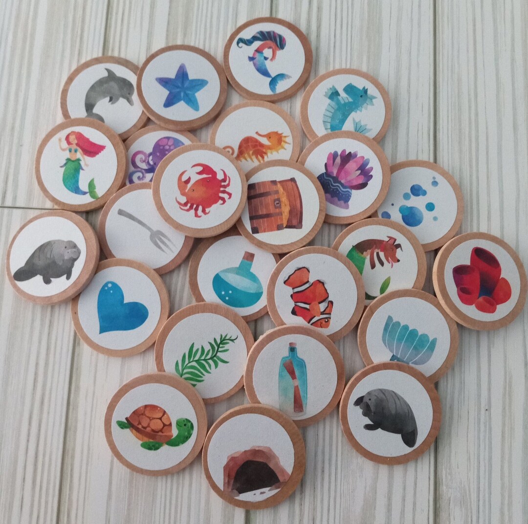 Storytelling Game, Ocean Theme, Mermaid, Story Game, Story Tokens ...