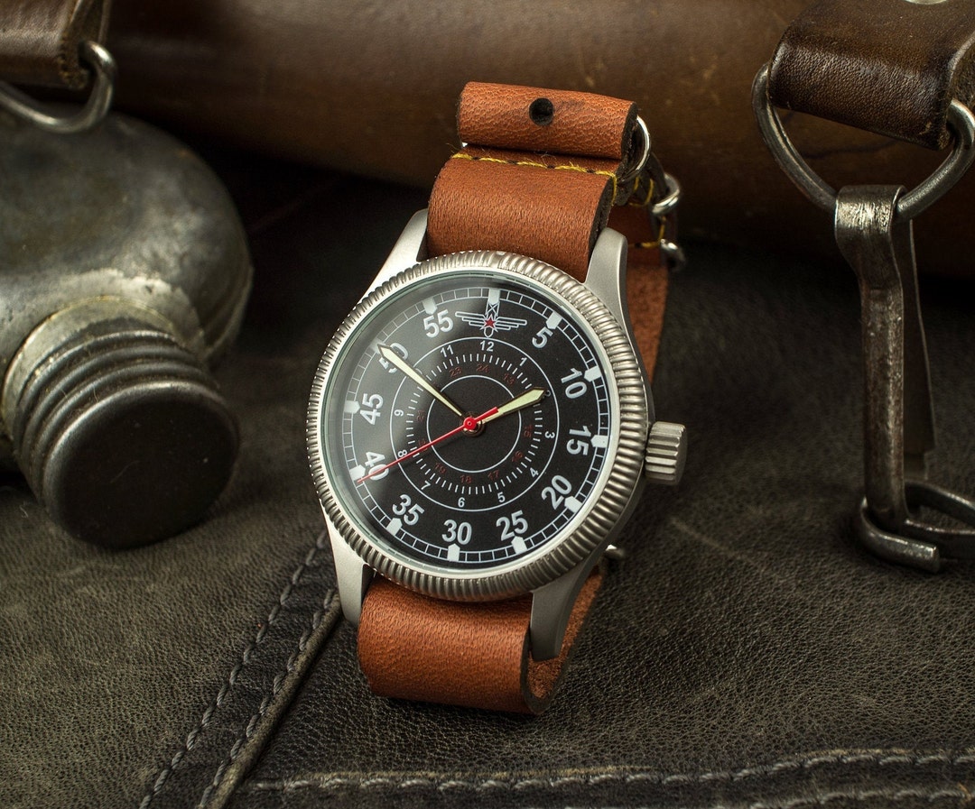 Vintage Watch, Rare Mens Watch, Aviator Watch,watches, Vintage ...