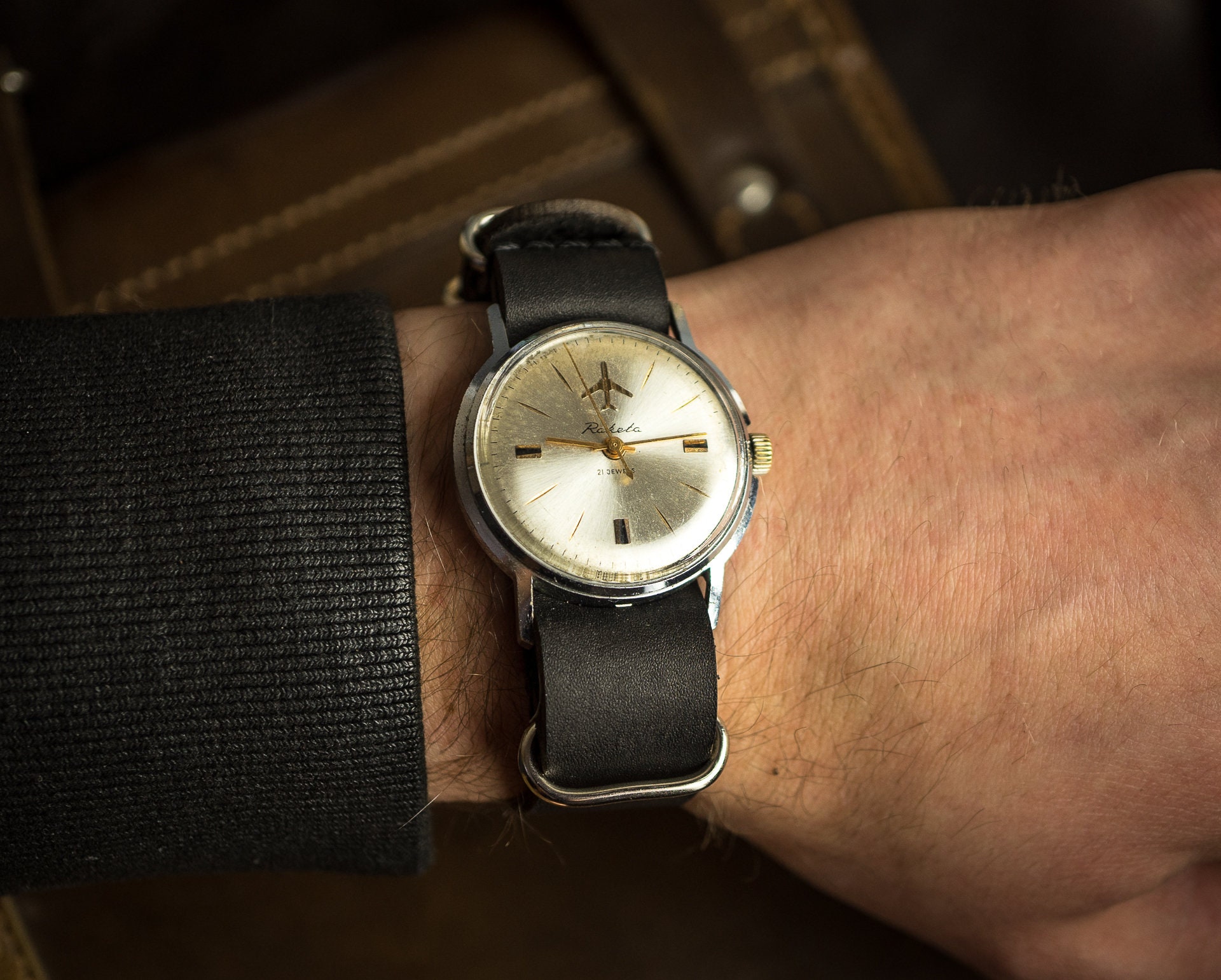 Rare Vintage Men's Watch rocket raketa for - Etsy