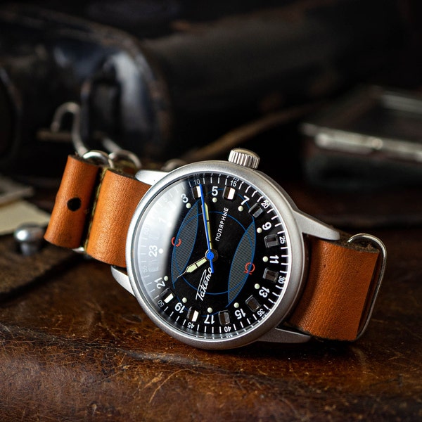 Soviet 24 Hour Watch - Etsy