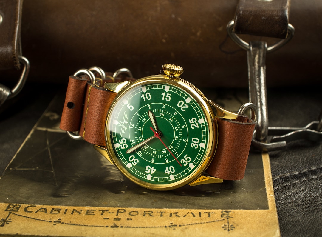 Vintage Watch, Rare Mens Watch, Aviator Watch,watches, Vintage ...