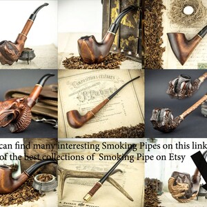 Smoking Pipe dali 2. Wood Carved Smoking Pipe. - Etsy