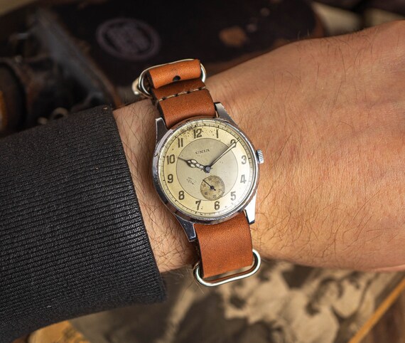 Ultra rare 1950s "Unia", military, mens watches, wa… - Gem