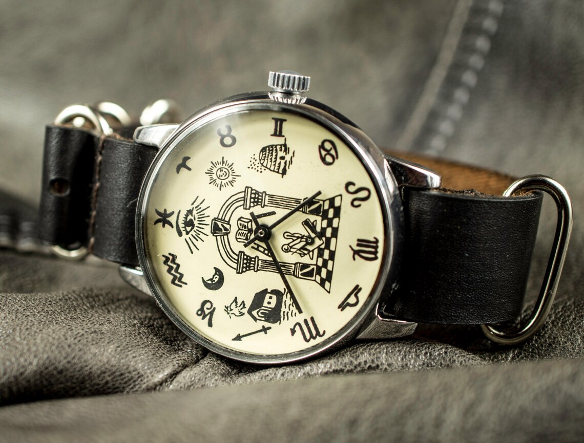 RARE Masonic Watch Vintage Soviet Men's Watch Called | Etsy