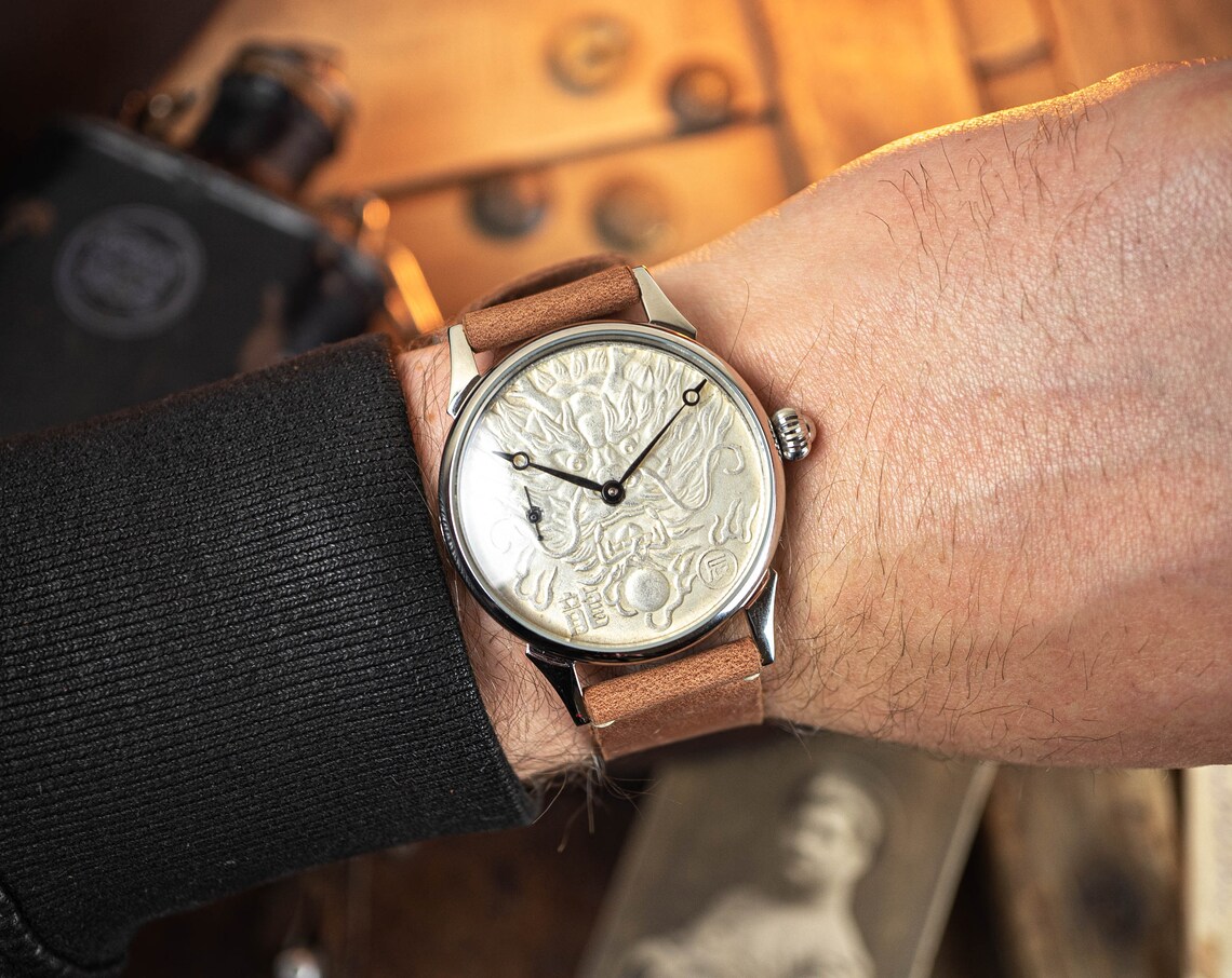 Mens Watch, Handmade Watch, Exclusive Watch, Vintage Watch, Watch Coin ...