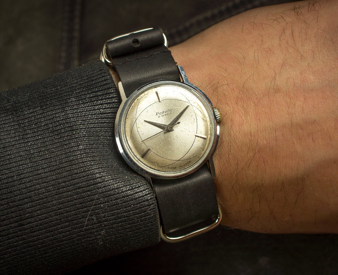 Ultra Rare. Vintage Men's Watch "rocket" (raketa) Atom . Mechanical ...