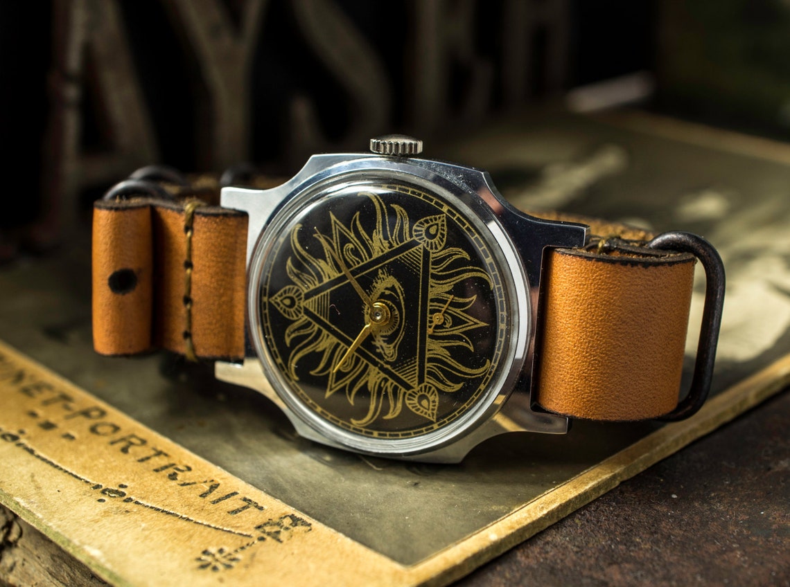 RARE Masonic Watch Vintage Soviet Men's Watch Called - Etsy