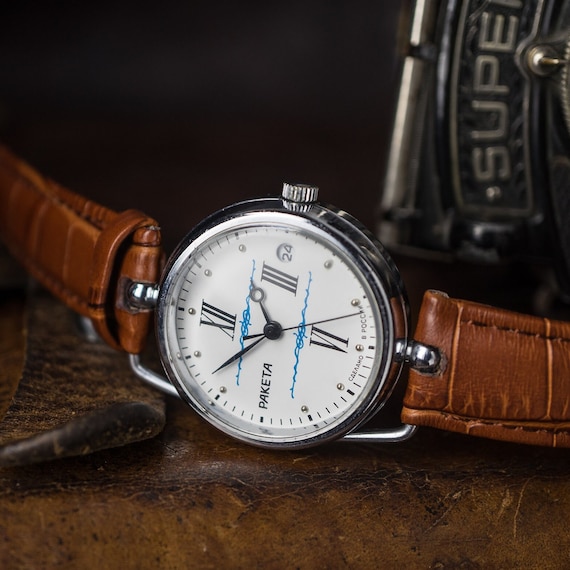 Ultra rare watch! Vintage men's watch "ROCKET" (Raket… - Gem