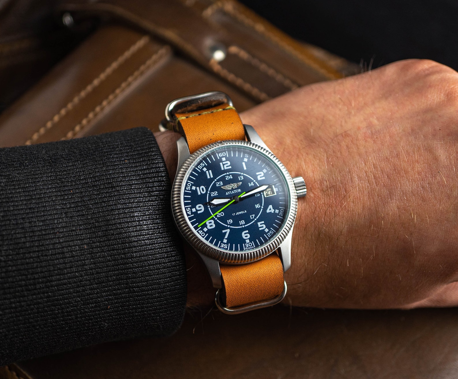 Vintage Watch Rare Mens Watch Aviator Watch Hipster Watch - Etsy