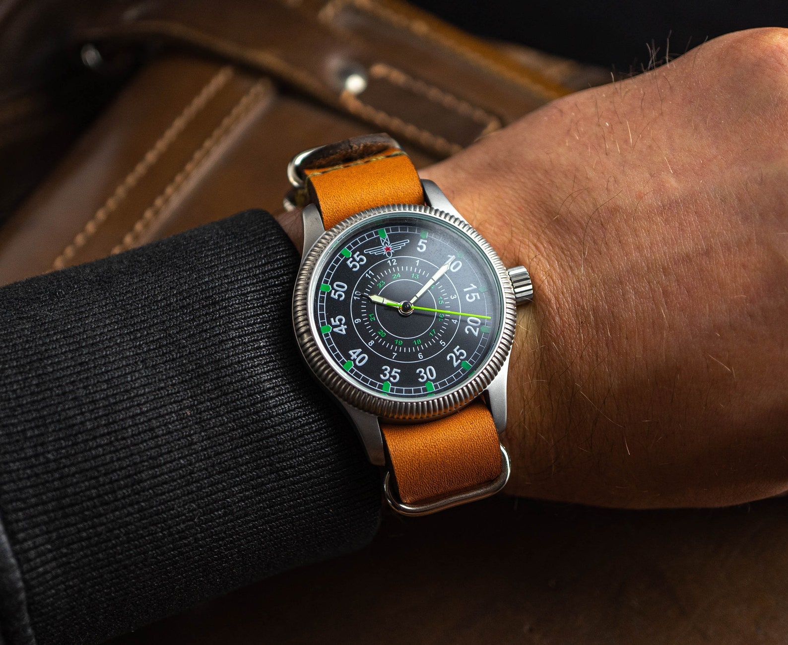 Aviator Watch, Vintage Watch, Rare Mens Watch, Mecnical Watch, Vintage ...
