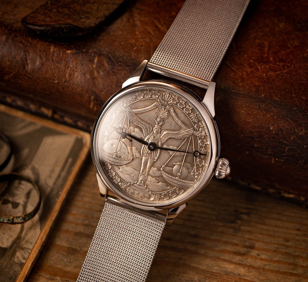 Vintage Zodiac Watch, Libra Zodiac Signs Watch, Marriage Watch, Custom ...