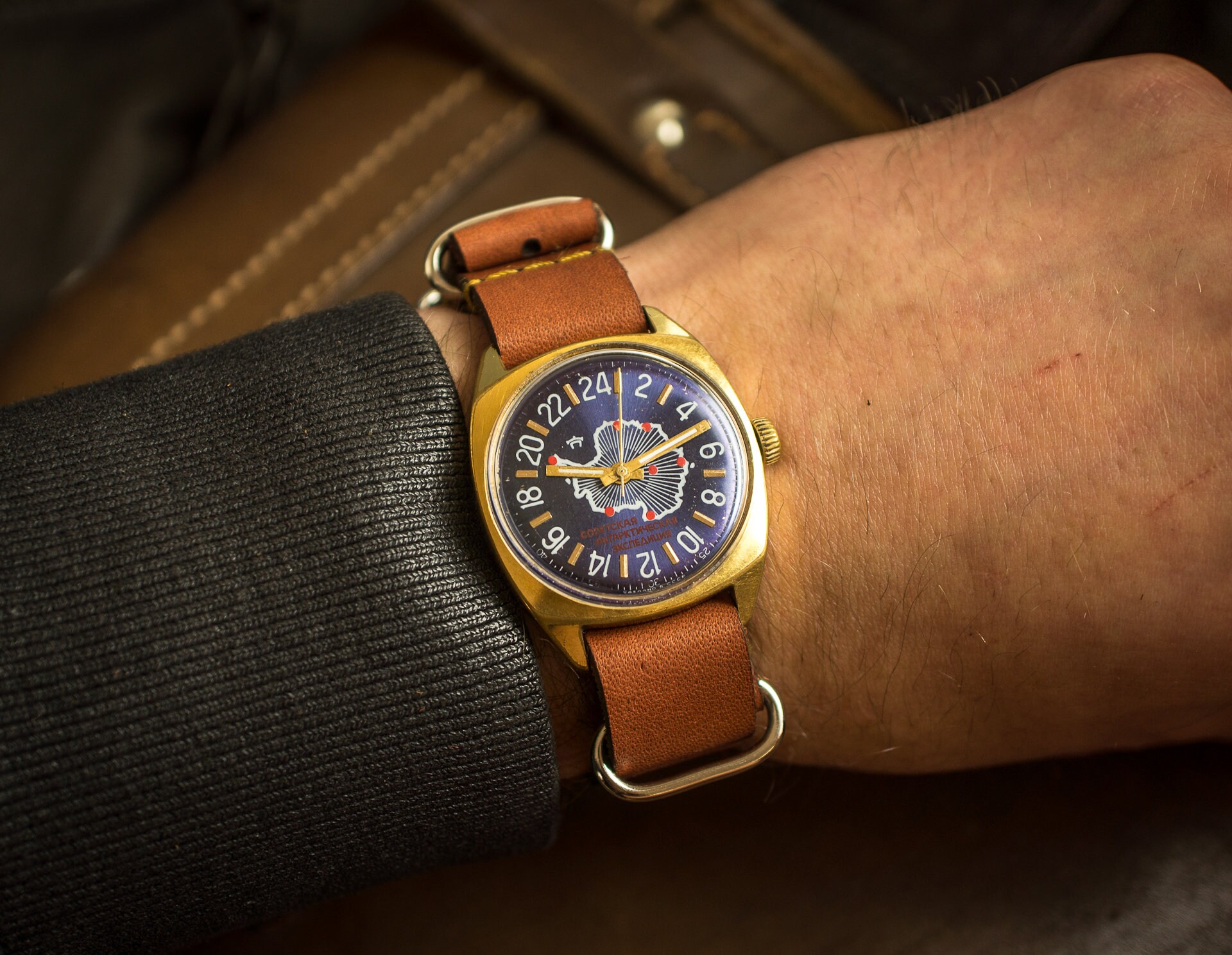 Vintage Watch Raketa Watch 24 Hour Watch Mechanical - Etsy